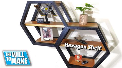 How To Build Hexagon Shelves Woodworking DIY The Will To Make YouTube