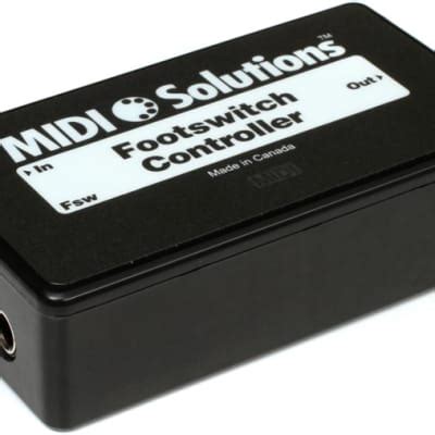 MIDI Solutions Dual Footswitch Controller MIDI Event Reverb
