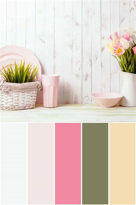Spring Color Palette With Hex Codes And Paint Color Matches