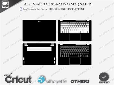 Acer Swift SF MZ N C Skin Template Vector ARMOBILESKIN