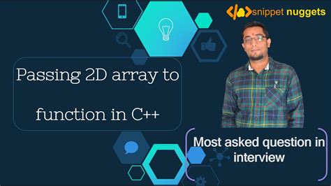 Comptetive Programming Basics Passing 2d Array To Function In Ccpp
