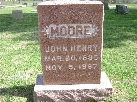 John Henry Moore 1885 1967 Find A Grave Memorial