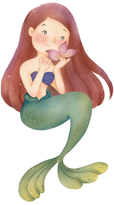 Menina Mergulhando Clipart