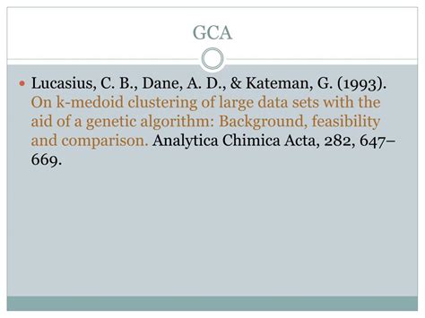 Ppt K Medoid Clustering With Genetic Algorithm Powerpoint Presentation Id2380396