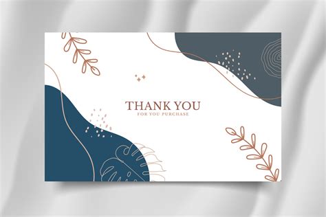 Thank You Bussiness Card Template Design 13918282 Vector Art At Vecteezy