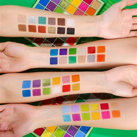 Ucanbe Nostalgic Green Eyeshadow Palette 48 Bold Colors Highly