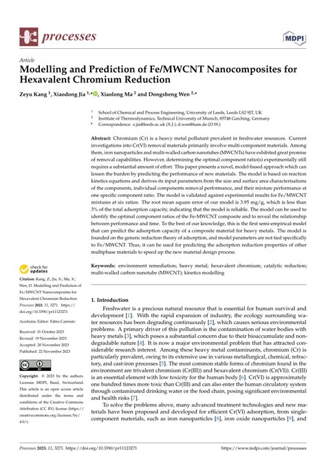 Pdf Modelling And Prediction Of Femwcnt Nanocomposites For