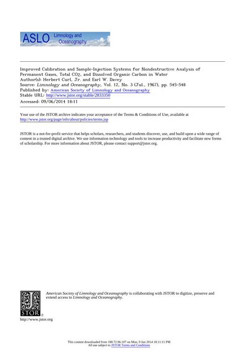 Pdf Improved Calibration And Sample Injection Systems For Nondestructive Analysis Of Permanent