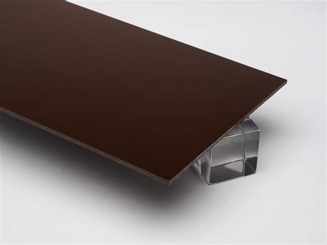Brown Opaque Acrylic Plexiglass Sheet Canal Plastics Center