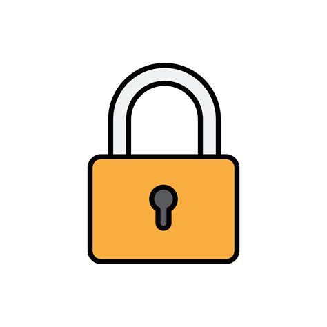 Lock Vector For Website Symbol Icon Presentation 8122938 Vector Art At Vecteezy