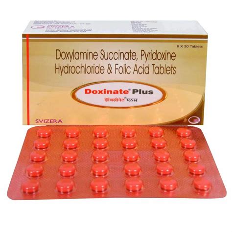 Doxylamine Succinate Doxinate Tablets Packaging Size 1x30 10mg At Rs 255 Strip In Nagpur