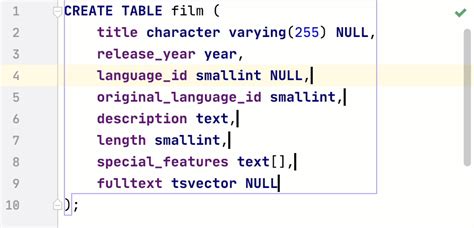 Multiple Cursors And Selection Ranges DataGrip Documentation