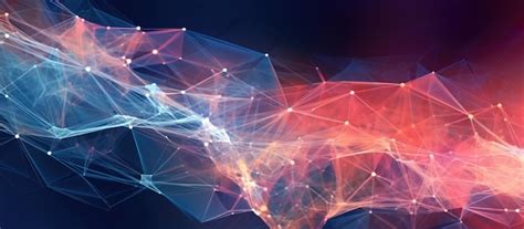 Premium Ai Image Plexus Effect The Luminous Dots Are Connected By Lines