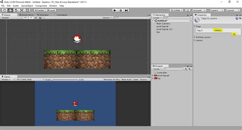 unity 2d platformda zıplama butonu jump button