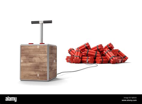 Dynamite Blasting Machine Cut Out Stock Images And Pictures Alamy