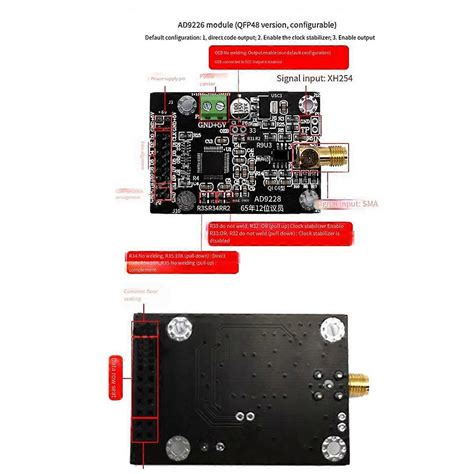 Ad9226 High Speed Adc Module Signal Acquisition Analog To Digital Conversion Pcb 65m Sampling