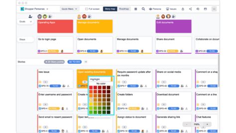 Features User Story Map For Jira ProductGo