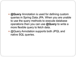 Spring Data Jpa In Detail With Spring Boot Pptx