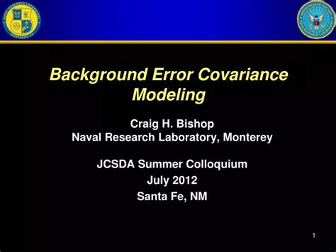 Ppt Background Error Covariance Modeling Powerpoint Presentation