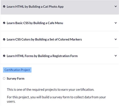 Survey Form Build A Survey Form Html Css The Freecodecamp Forum