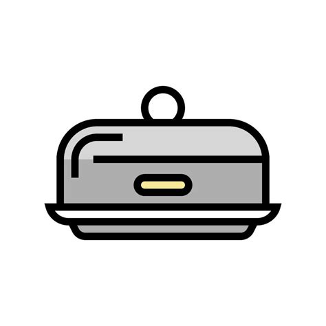 Butter Dish Color Icon Vector Illustration 10222760 Vector Art At Vecteezy