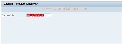 QCC STABI NK SAP Tcode Copy Stability Study Number Ranges