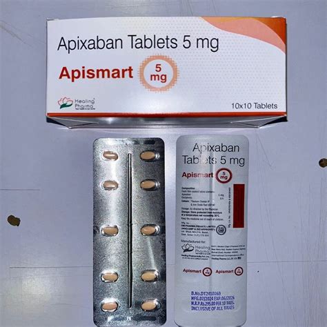 Apismart 5 Mg Tab Apixaban 5 Mg Tab At ₹ 155strip Eliquis In Nagpur
