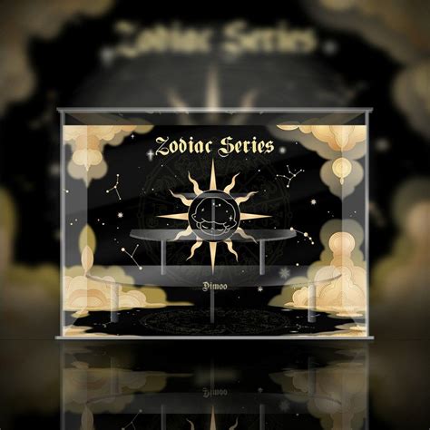 [popmart Display Case] Popmart Dimoo Zodiac Series High Quality Acrylic Themed Display Case