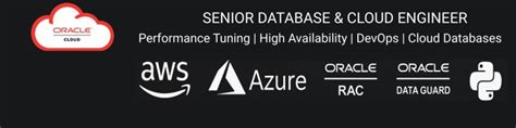 Mahesh Agrawal Senior Database And Cloud Engineer Oracle Exadata