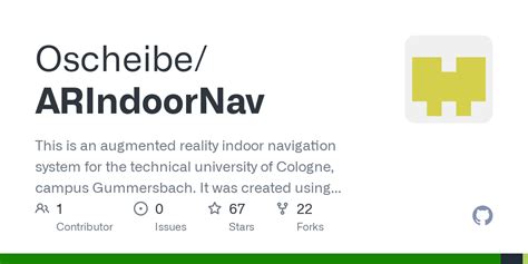 GitHub Oscheibe ARIndoorNav This Is An Augmented Reality Indoor Navigation System For The
