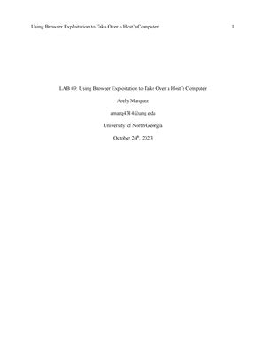 LAB InfoSec Lab Scanning The Network On The LAN LAB