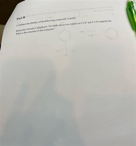 Solved Part B 1 Deduce The Identity Of The Following