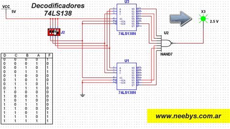 Decodificadores 74ls138 Youtube