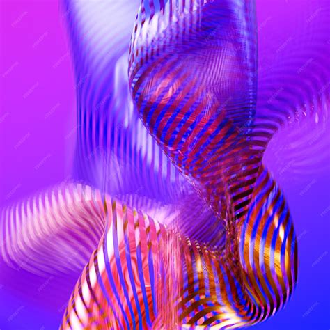 Premium Photo Detailed Reflections And Refractions 3d Render Background With Abstract