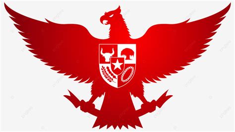 Siluet Garuda Pancasila Vector Business Garuda Pancasila Isolated On