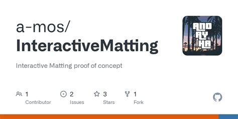 Github A Mosinteractivematting Interactive Matting Proof Of Concept