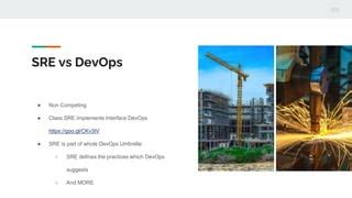 SRE 101 Site Reliability Engineering PPTX