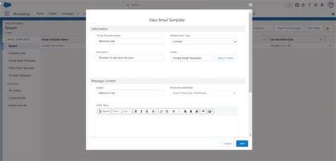 How To Create Lightning Email Template In Salesforce Lightning