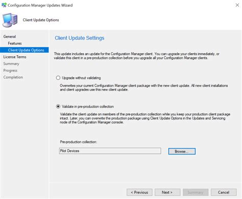 SCCM How To In Console ConfigMGR Update