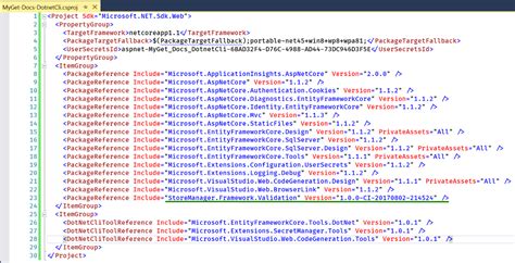NuGet NET MyGet Documentation