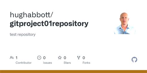 Github Hughabbottgitproject01repository Test Repository