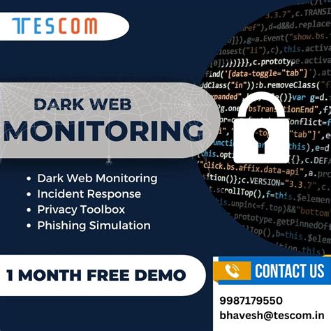 Cybersecurity Darkwebmonitoring Dataprotection Tescomsolutions