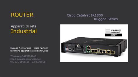 Router Cisco Catalyst Ir1800 Rugged Series