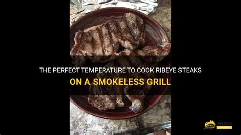 The Perfect Temperature To Cook Ribeye Steaks On A Smokeless Grill