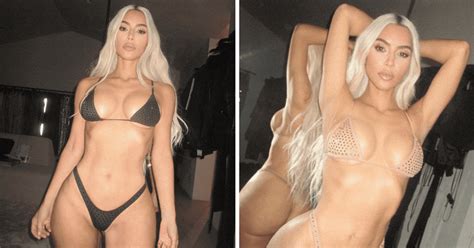 Kim Kardashian Promotes Skims Holiday Line In ‘skimpy Bikini Internet