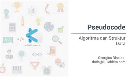 Algoritma Dan Struktur Data Pseudocode Pdf