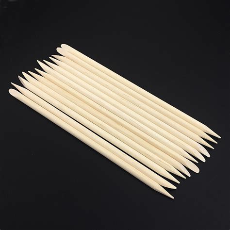 Manicure Multi Functional Head Cuticle Pusher Remover Disposable Wood