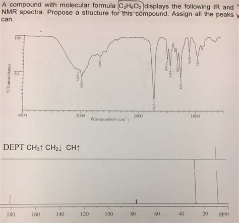 Solved A Compound With Molecular Formula Cahs02 Displays The