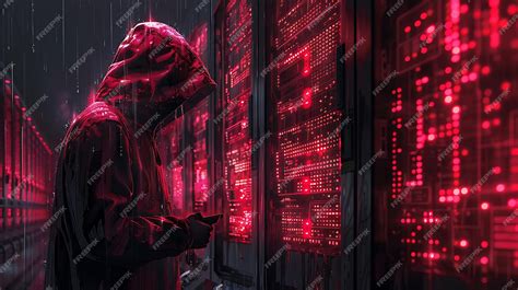 Premium Photo Advanced Cyber Security Hacking Technology Background