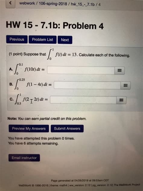 solved webwork 106 spring 2018 hw 15 7 1b 4 hw 15 7 1b